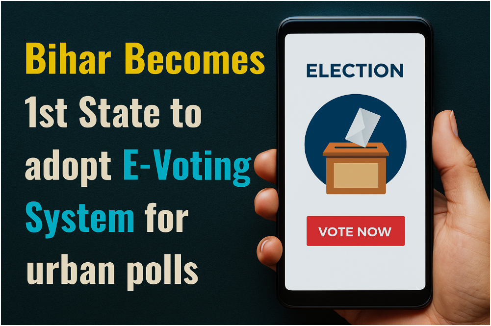 Bihar Set To Becomes 1st State to Adopt E-Voting