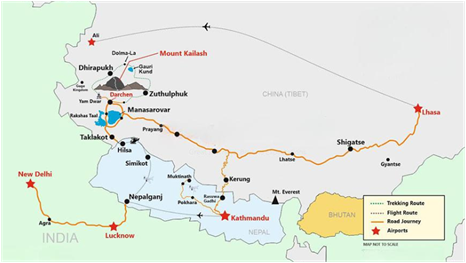 MOUNT KAILASH AND MANSAROVAR